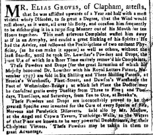 Dr Lowther's Powders and Drops - The Quack Doctor