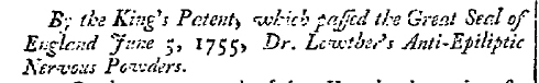 Dr Lowther's Powders and Drops - The Quack Doctor
